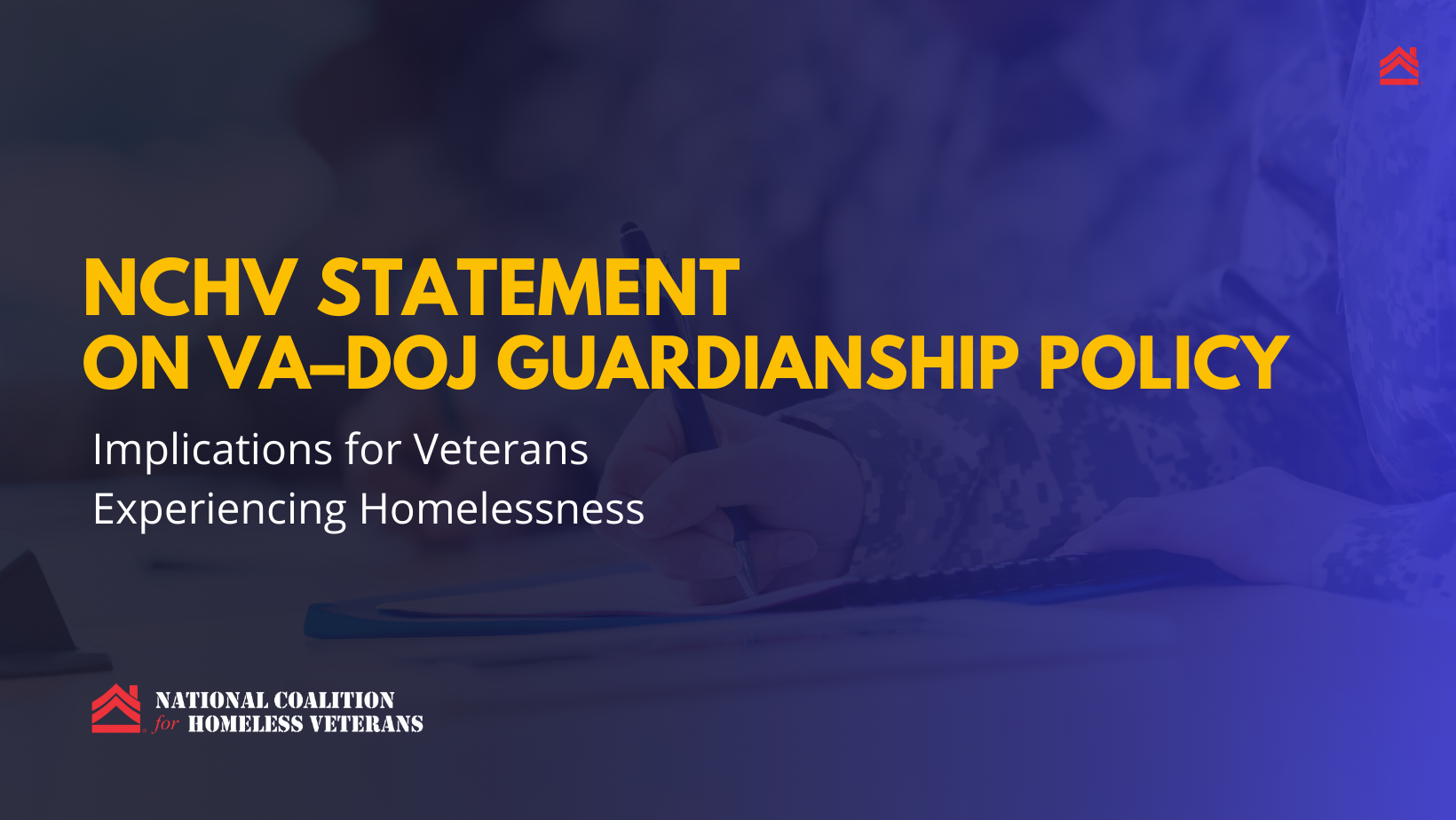 NCHV Statement on VA–DOJ Agreement Affecting Guardianship Proceedings ...